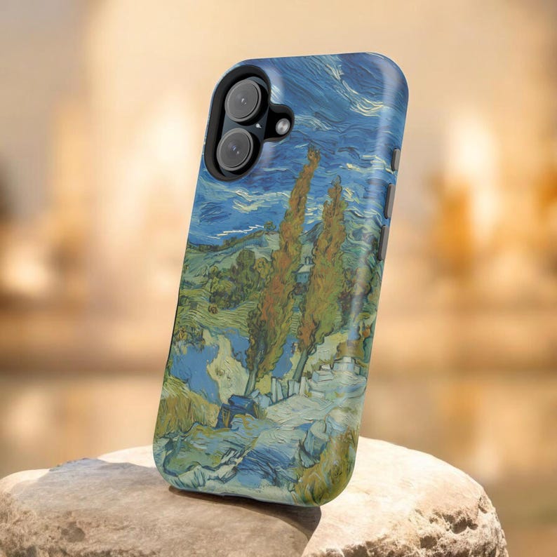 Van Gogh Landscape iPhone Case, Impressionist Art, Phone Cover - Etsy