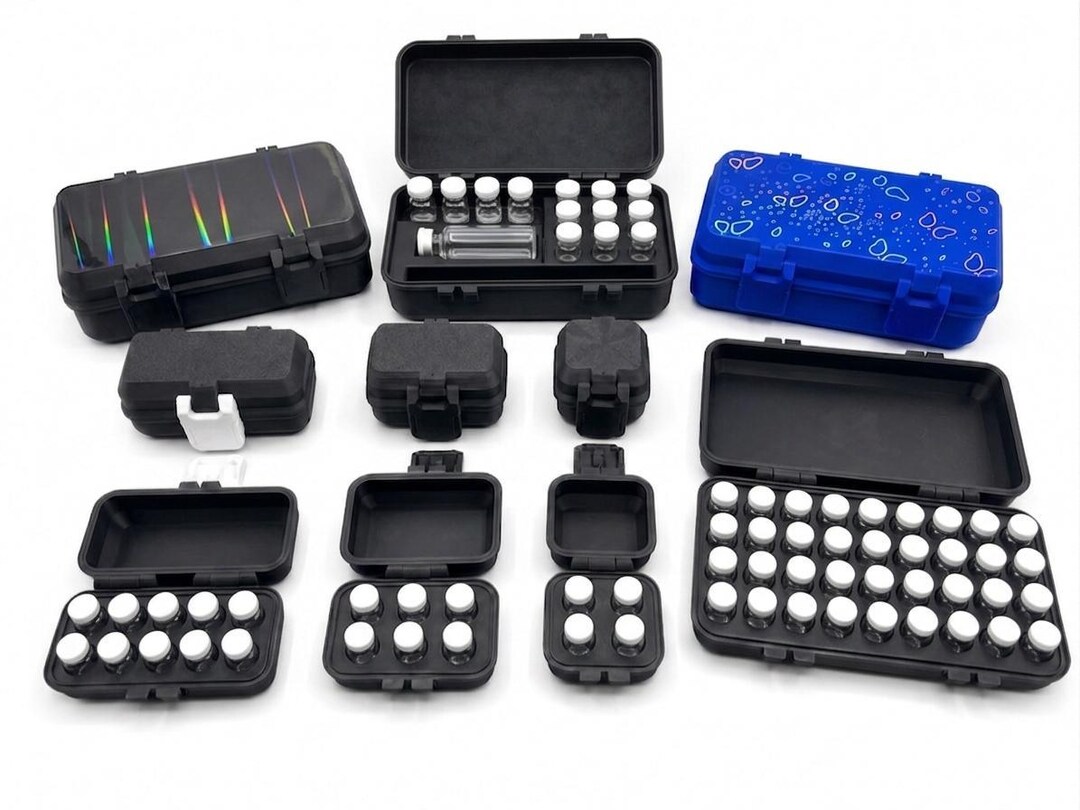 Vial Travel Case - Peptide Storage Organizer - 3ml, 10ml, and 30ml Case ...
