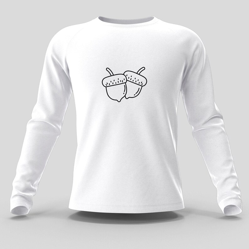 Acorn Clipart: SVG, PNG, Silhouette Vector Art (digital Download) - Etsy