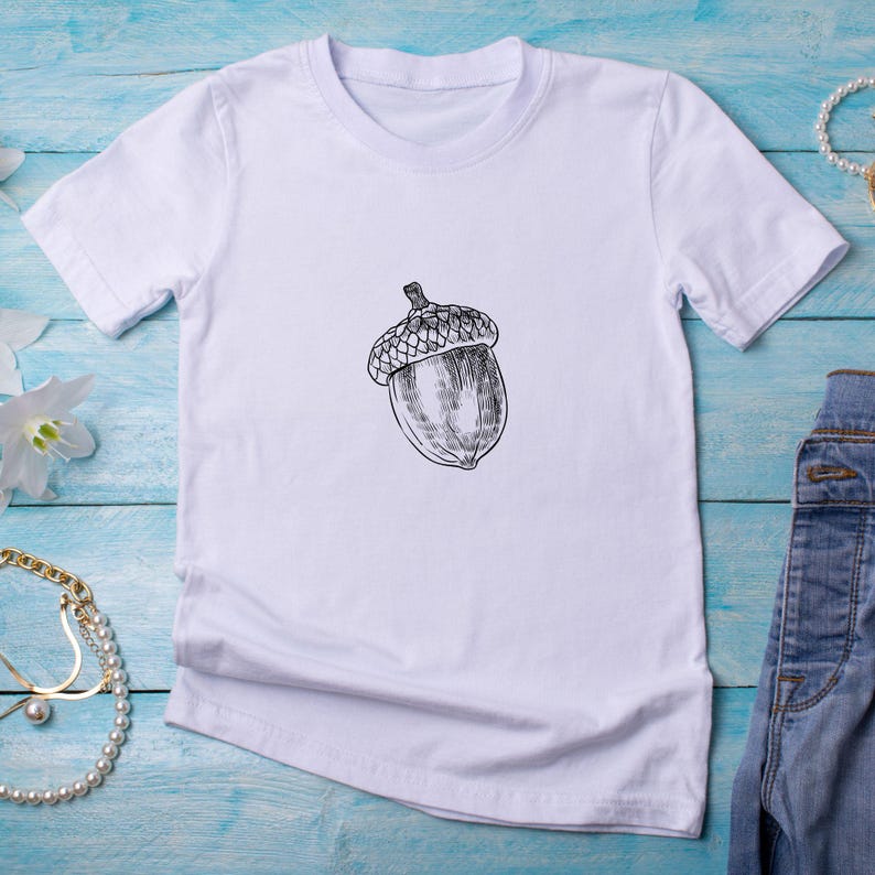 Acorn Clipart: SVG, PNG, Silhouette Vector Art (digital Download) - Etsy