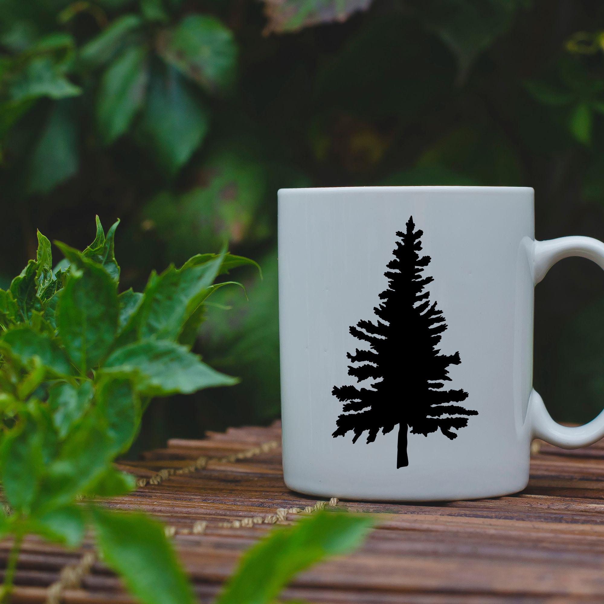 Evergreen Trees Svg,forest Silhouettes,tree Line Svg Png,digital File ...