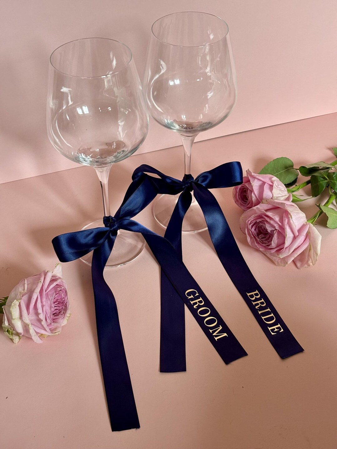 Personalised 90cm Long Ribbon Name Tags for Glasses - Etsy UK