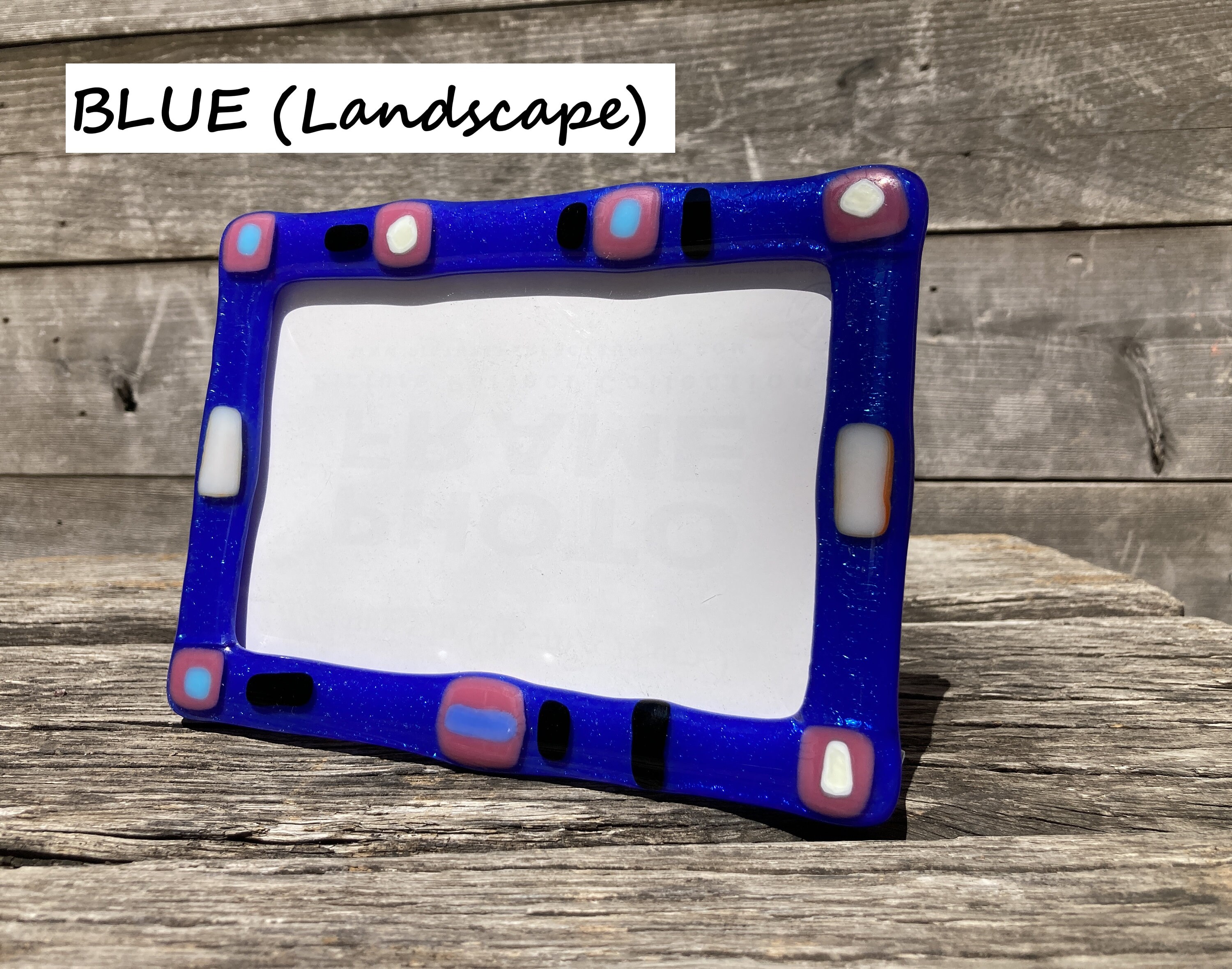 Fused Glass Picture Frame 5x7 - Etsy