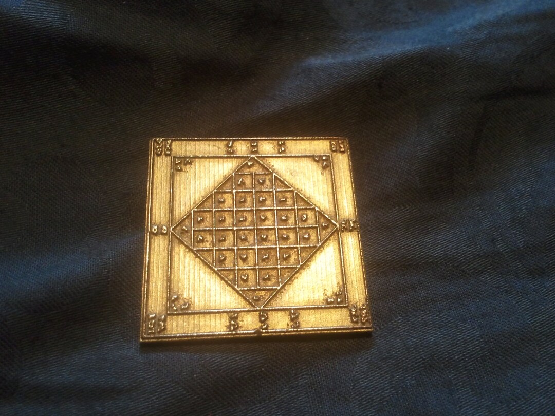Enochian Magick Lamen 1" Size; Lost Wax Cast. Pendant or Just the Lamen ...