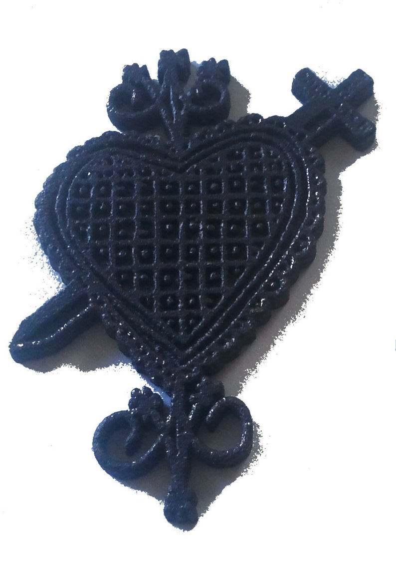 Erzulie Dantor Loa Voodoo Voudon Veve Metal Cast magick occult | Etsy