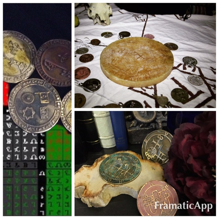 Andras Metal Cast Ars Goetia Demon/ Daemon Seal Magick Occult | Etsy