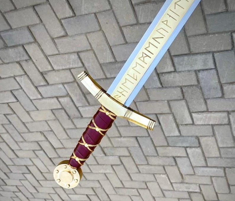Merlin Excalibur Sword Replica Handmade Medieval Collectible - Knight ...
