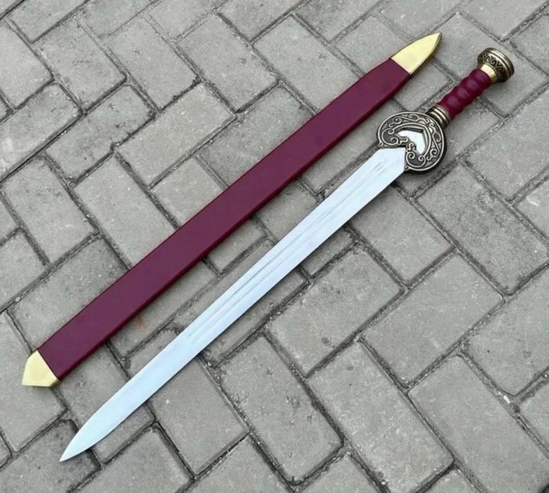 Herugrim Sword King Theoden Inspired Viking Sword With Scabbard Hand ...