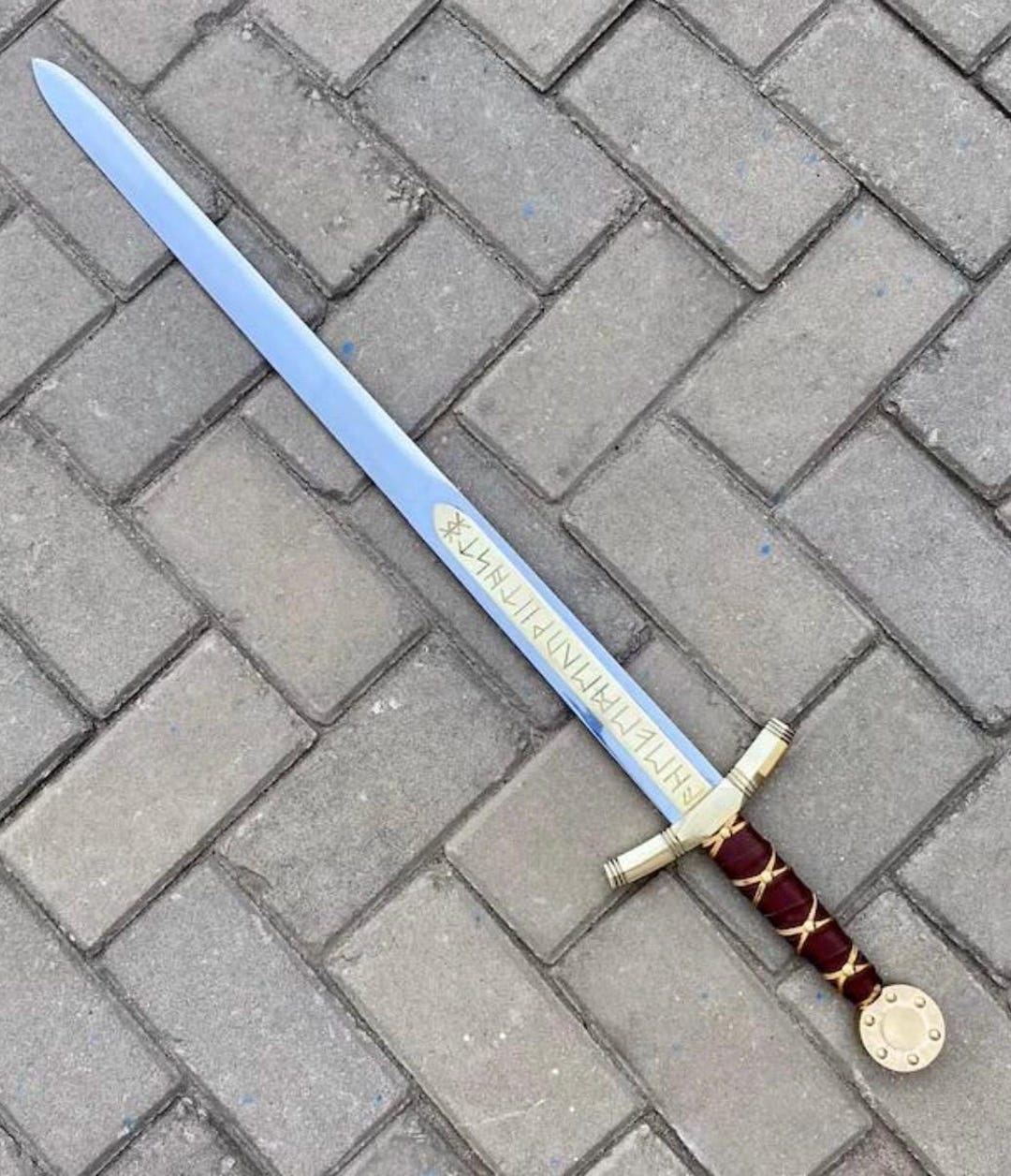 Merlin Excalibur Sword Replica Handmade Medieval Collectible - Knight ...