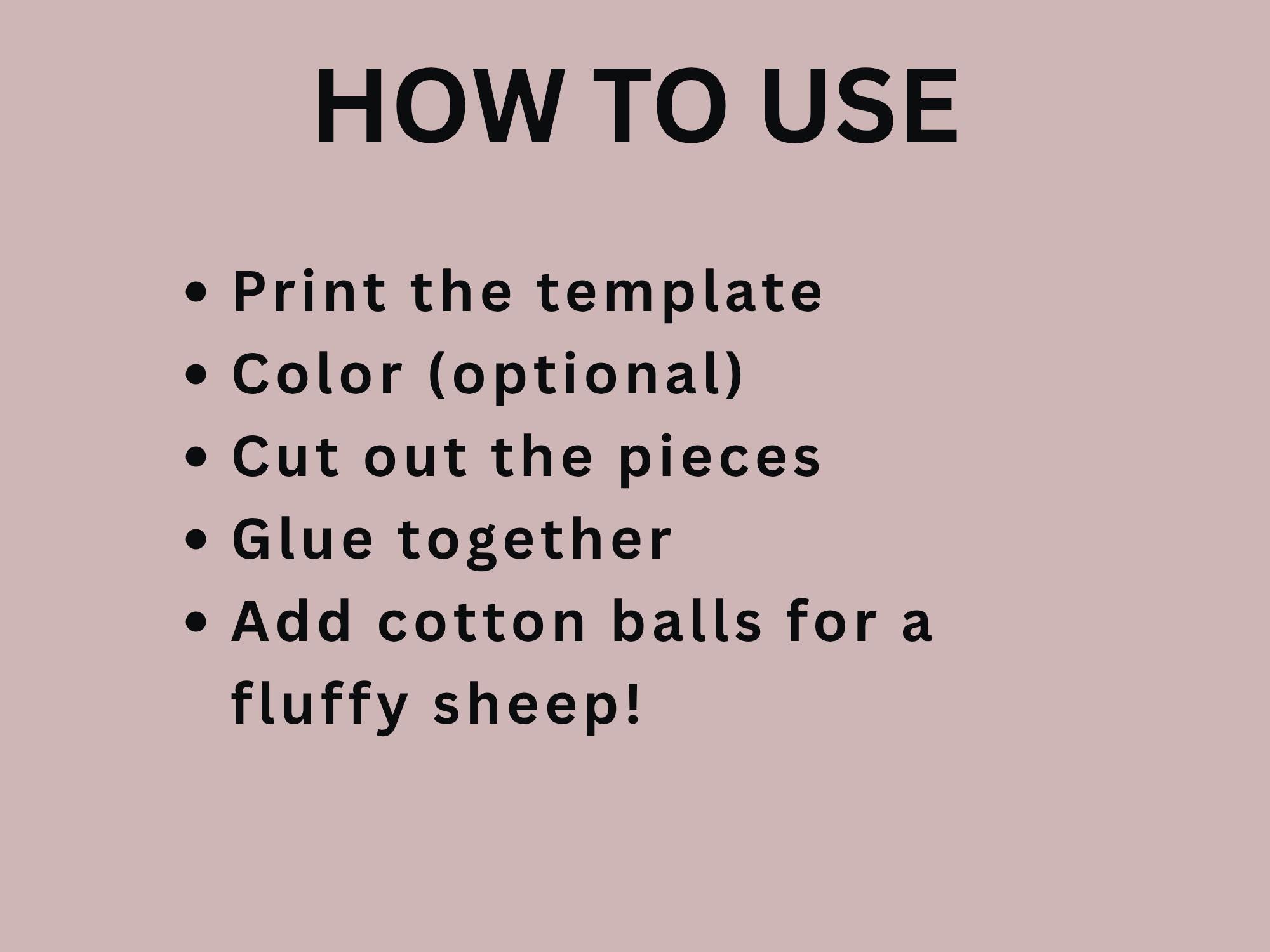 Sheep Craft Printable Build a Sheep Cut & Paste Activity Cotton Ball ...