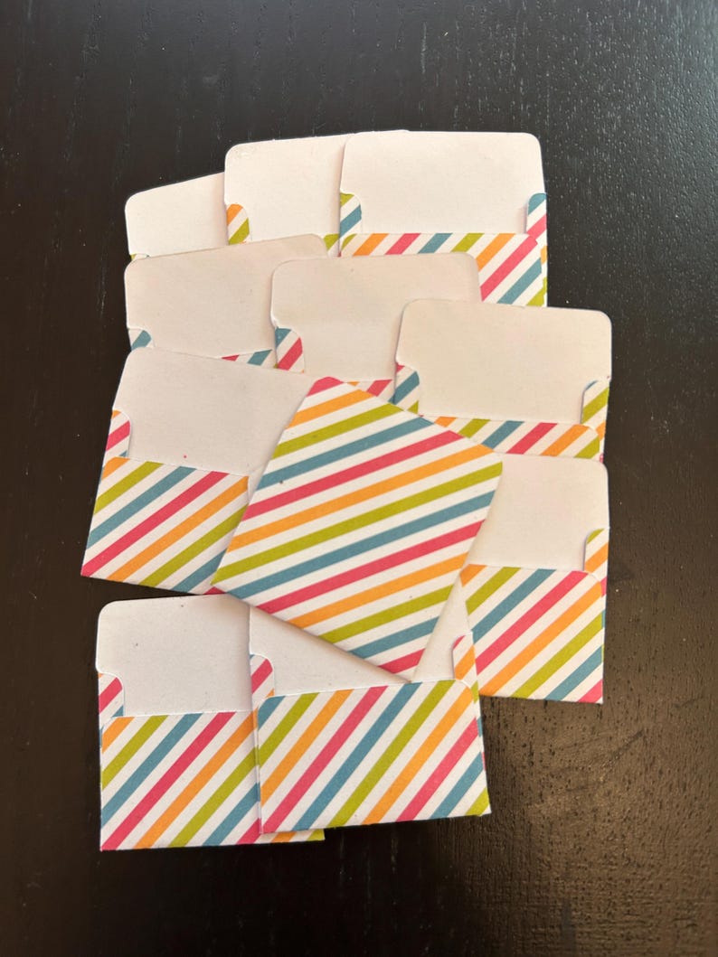 Teeny Tiny Even Smaller Envelopes Scrapbooking, Planner, Love Notes ...