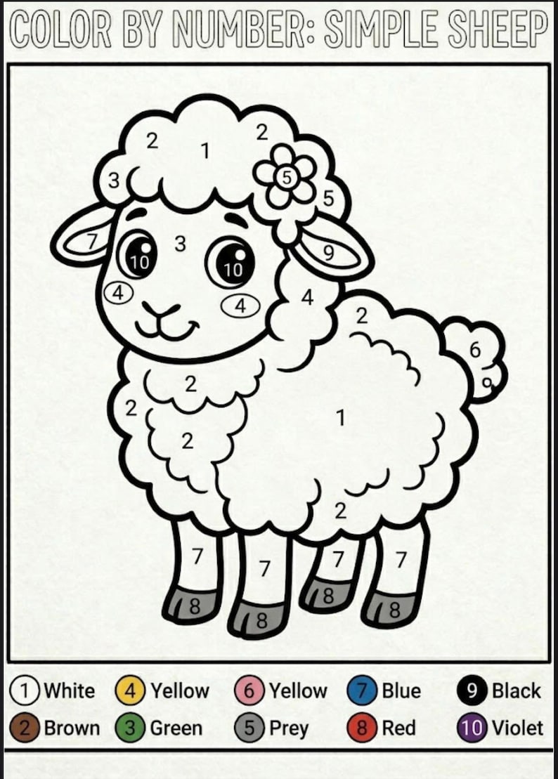 Farm Animal Coloring Challenge for Kids | Random Color Drawing Activity ...