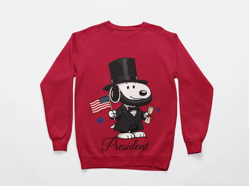 Paquete PNG SVG de Snoopy Lincoln: Día del Presidente, 15 de febrero ...