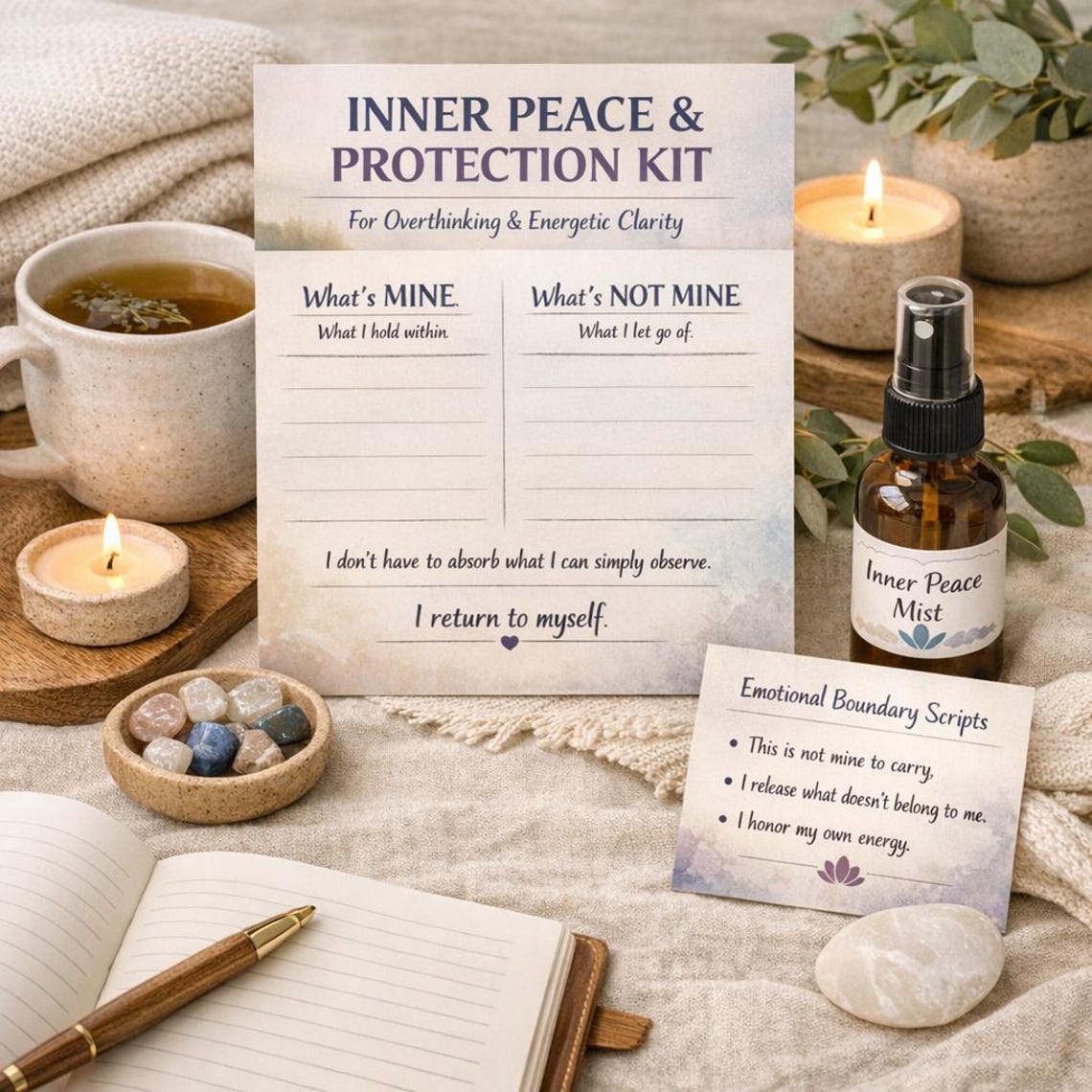 Inner Peace Protection Kit – Emotional Clarity & Overthinking Relief ...