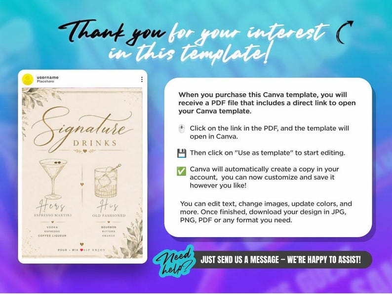 Signature Dirty Soda Bar Menu Template, Editable Canva Soda Bar Sign ...