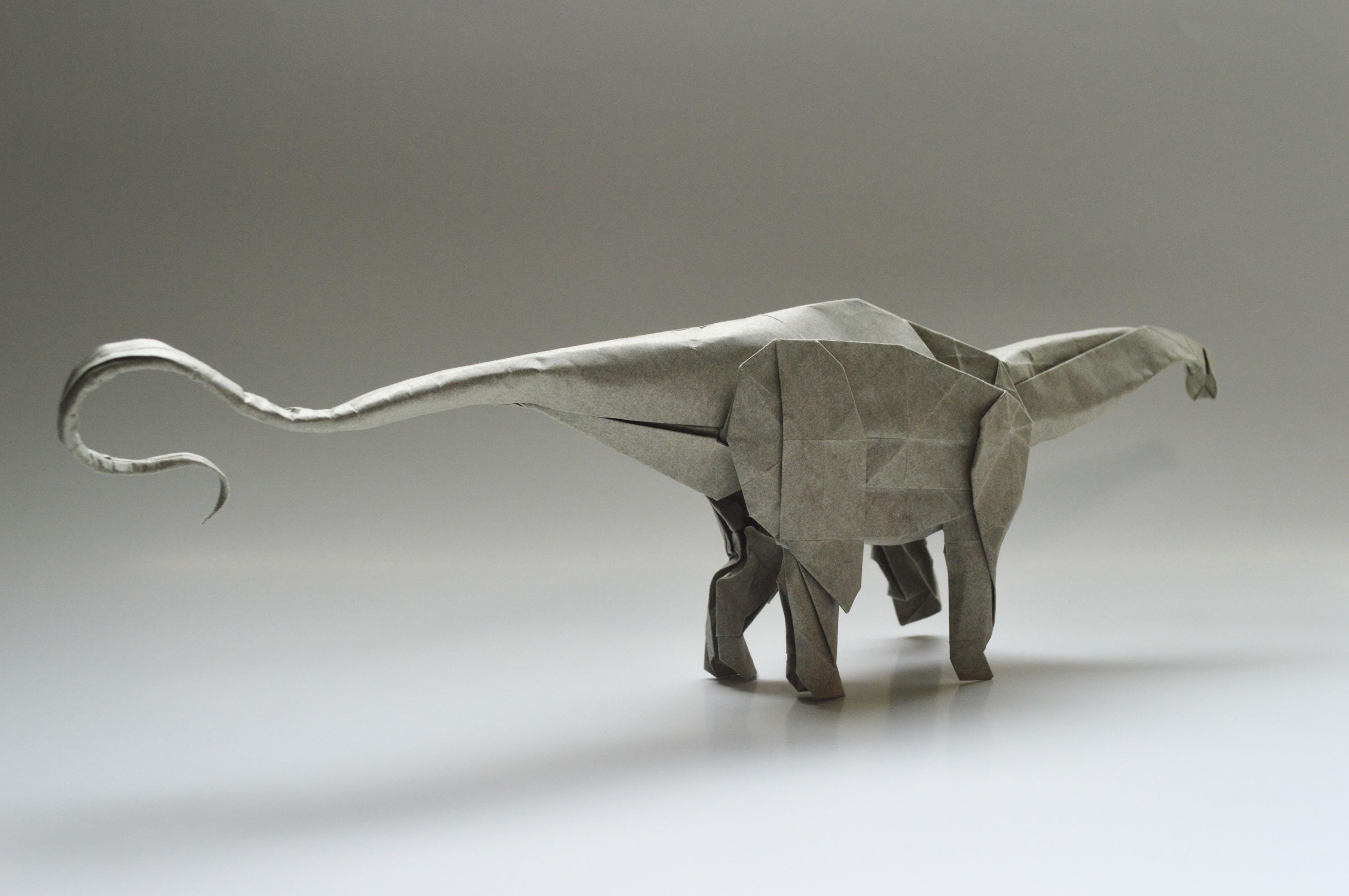 Origami Apatosaurus (diagrams) - Etsy