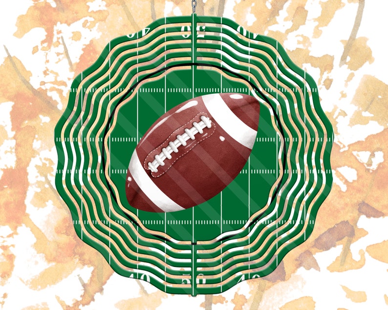 Football Spinner Printable Sublimation Graphic Game Day - Etsy