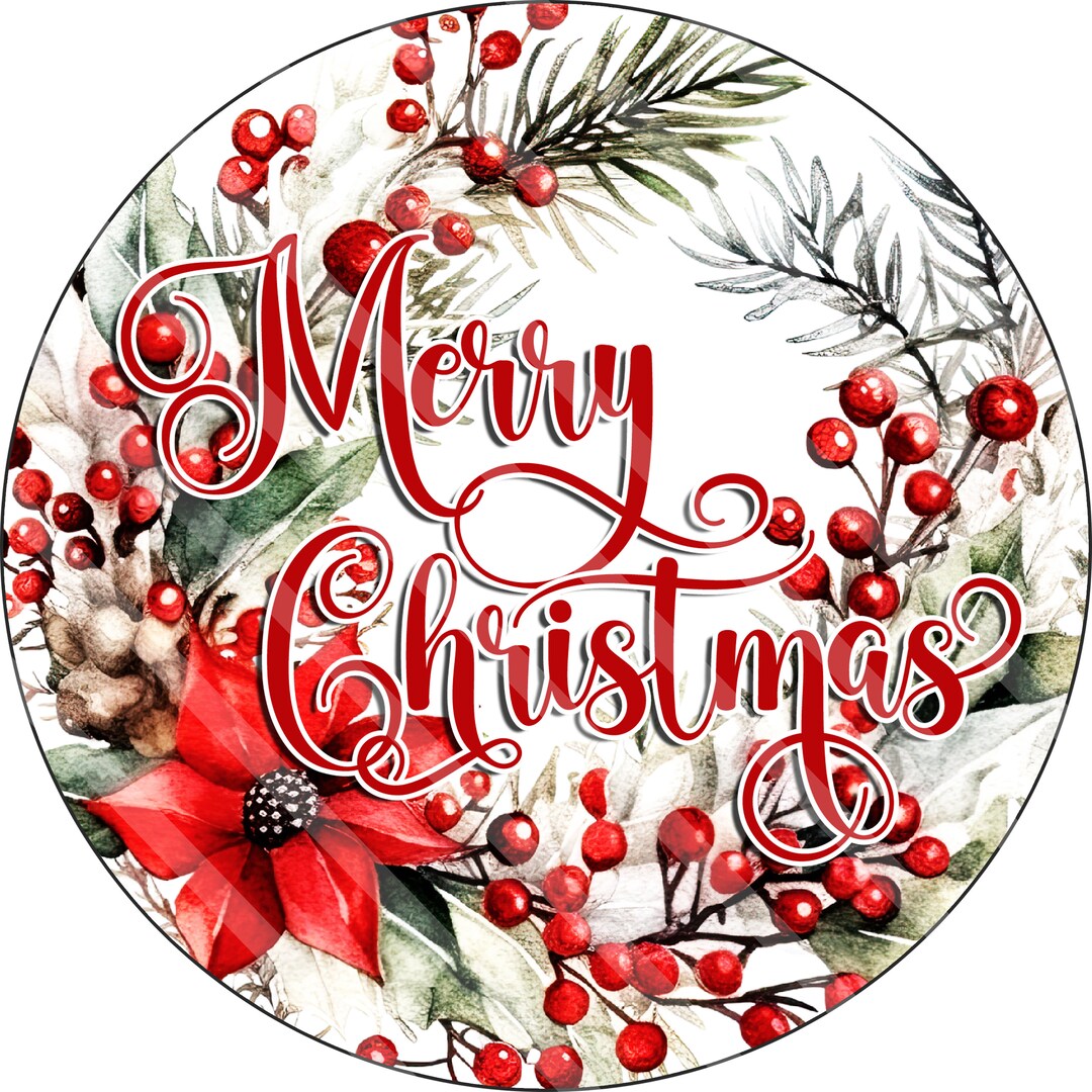 Christmas Printable Door Sign Designs, Sublimation Graphics, Christmas ...