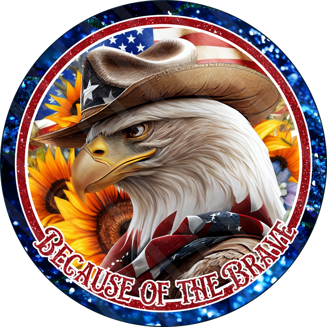 Patriotic Eagle Sign Printable Sublimation Graphic American - Etsy