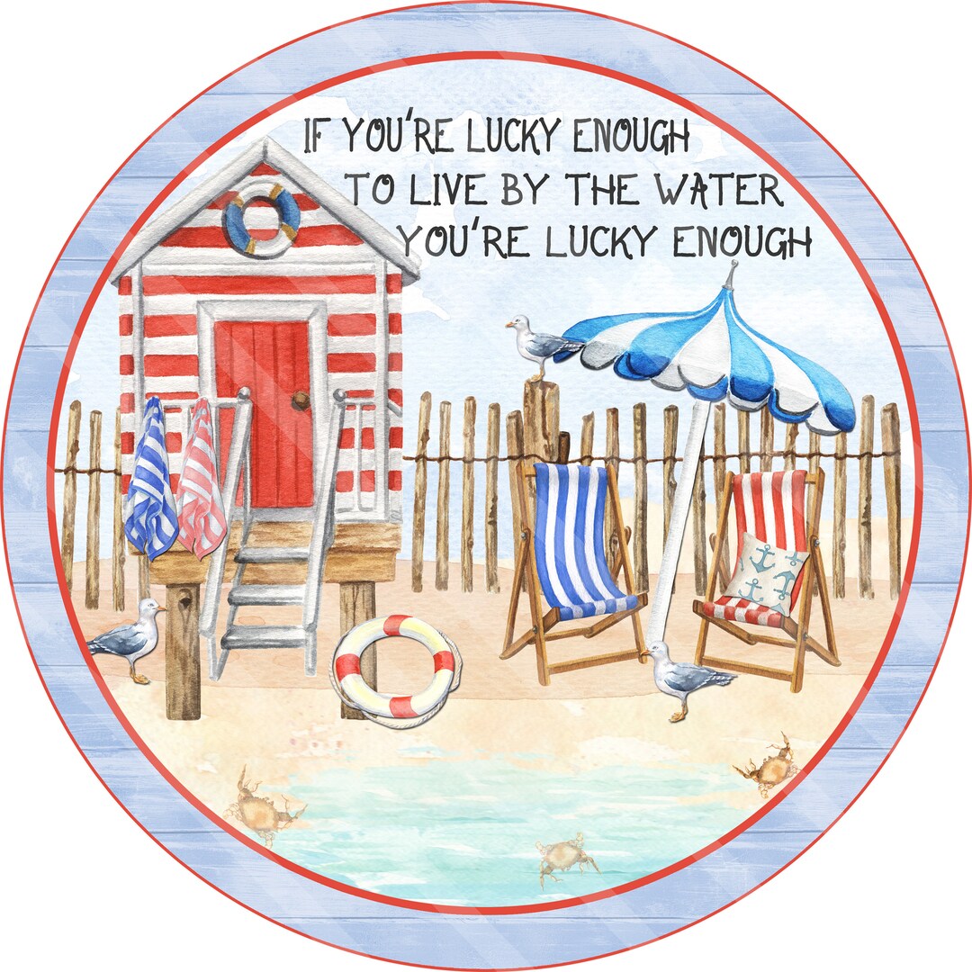 Summer Printable, Sublimation Graphic, Beach Huts by the Shore, Beach ...