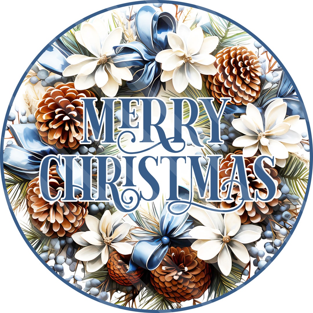 Christmas Printable Door Sign Designs, Sublimation Graphics, Christmas ...