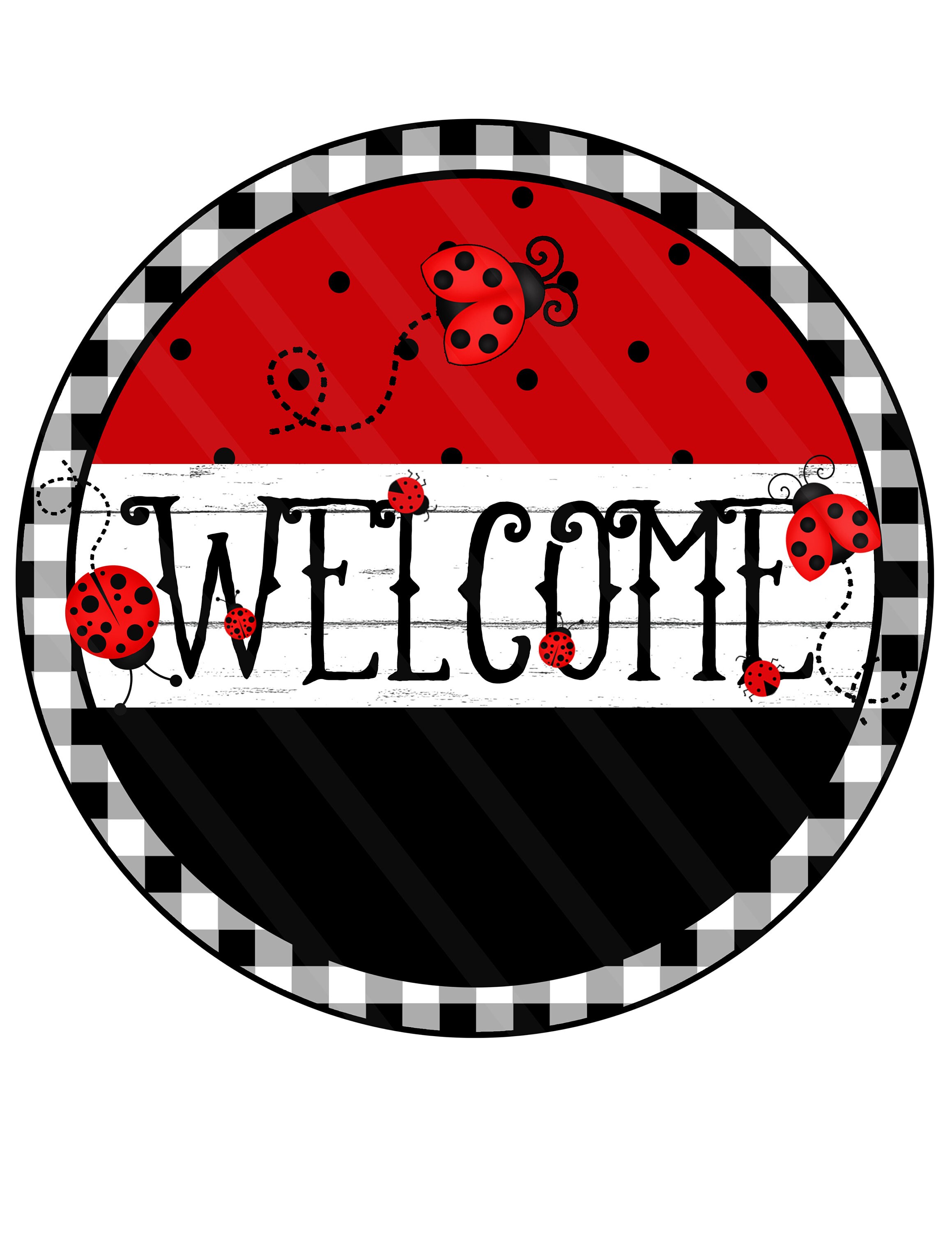 Spring Printable Sublimation Graphic Round Door Hanger Sign - Etsy