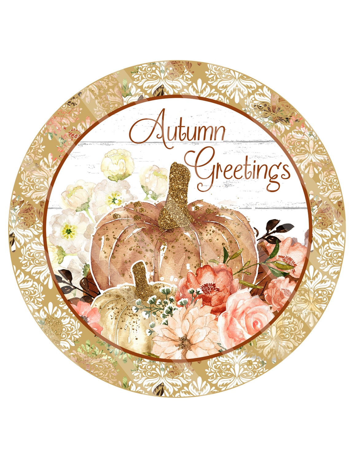 Fall Sign Printable Sublimation Graphic Wall Art Pumpkins - Etsy