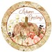 Fall Sign Printable Sublimation Graphic, Wall Art, Pumpkins Flowers ...