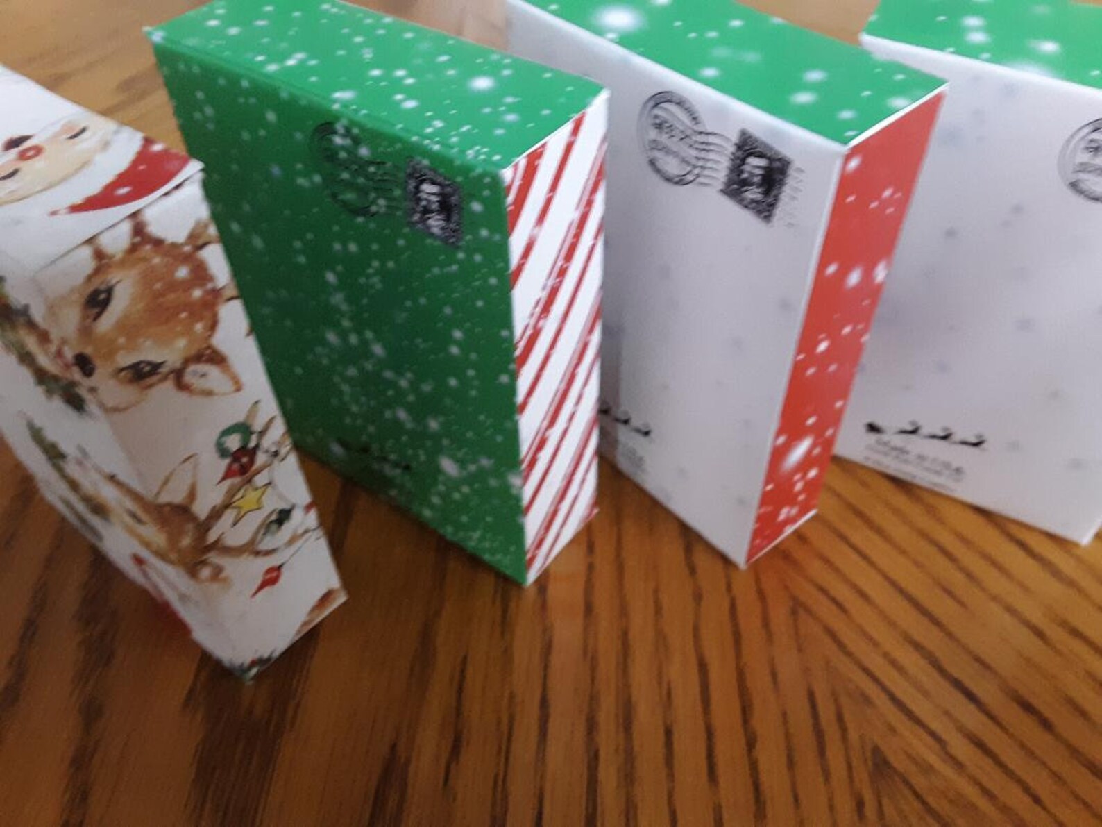 Retro Christmas Printable Treat Boxes Digital Download JPEG - Etsy