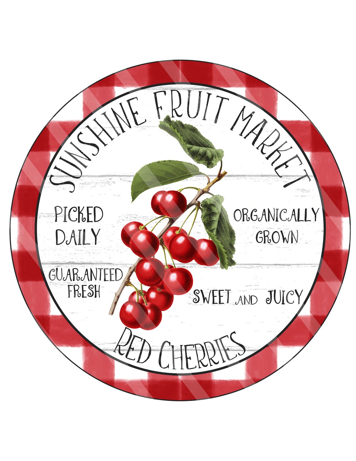 Summer Printable Sublimation Graphic Sweet Red Cherries - Etsy