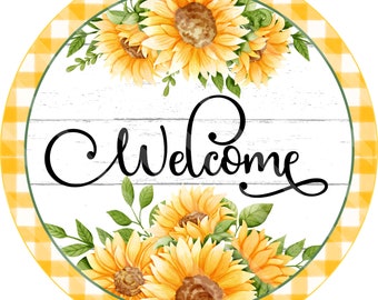 Summer Sunny Flowers Sign Sublimation Graphic, Printable, Sunflowers ...