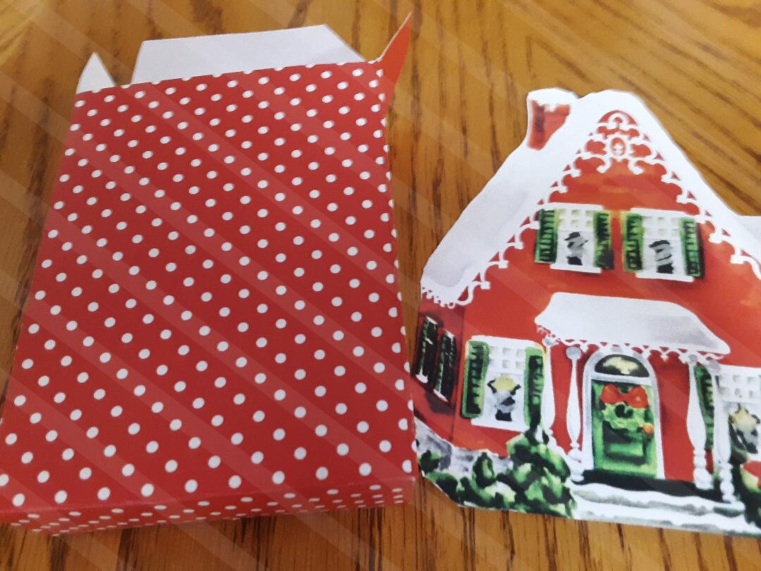 Retro Christmas Printable Treat Boxes Digital Download JPEG - Etsy