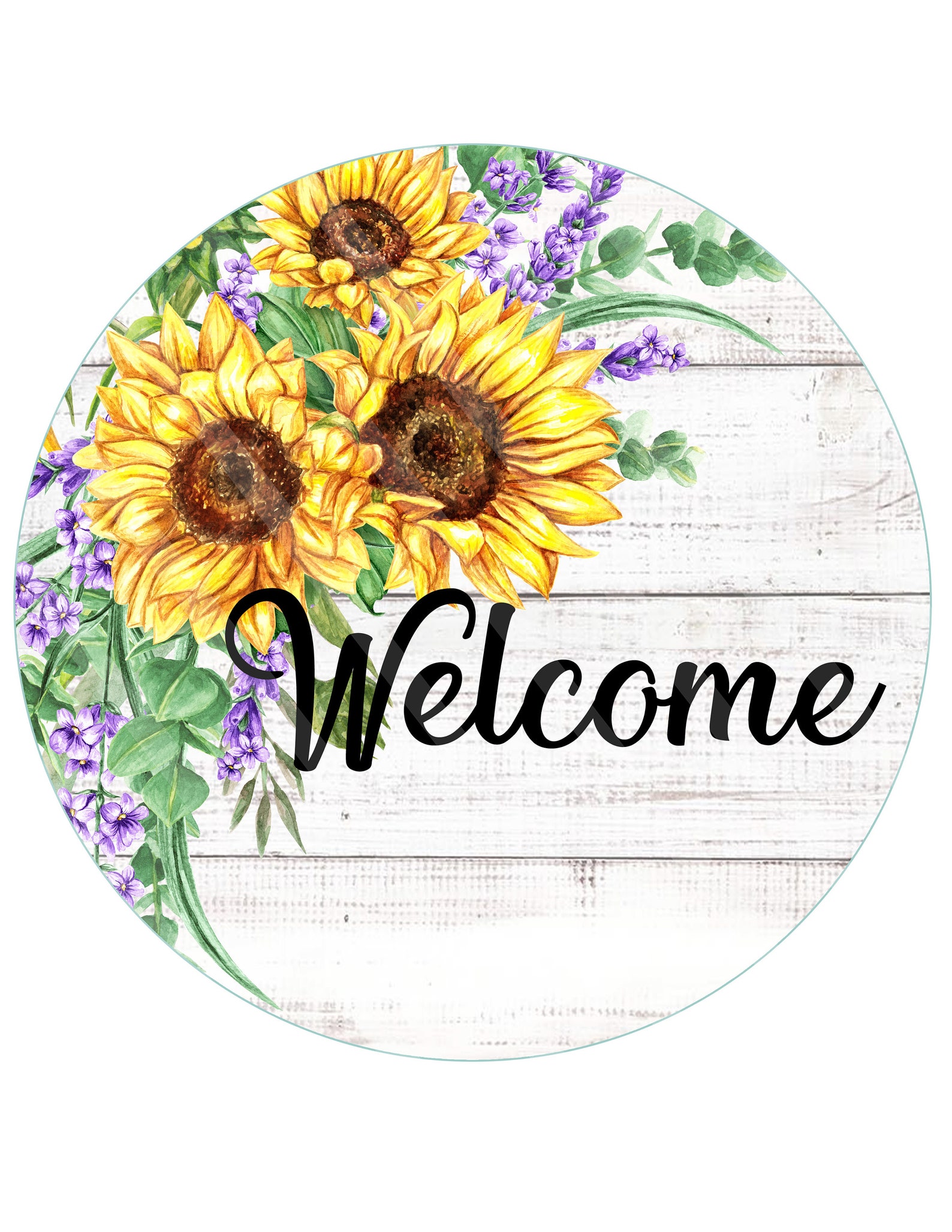 Greetings Printable Sublimation Graphic Welcome Round - Etsy