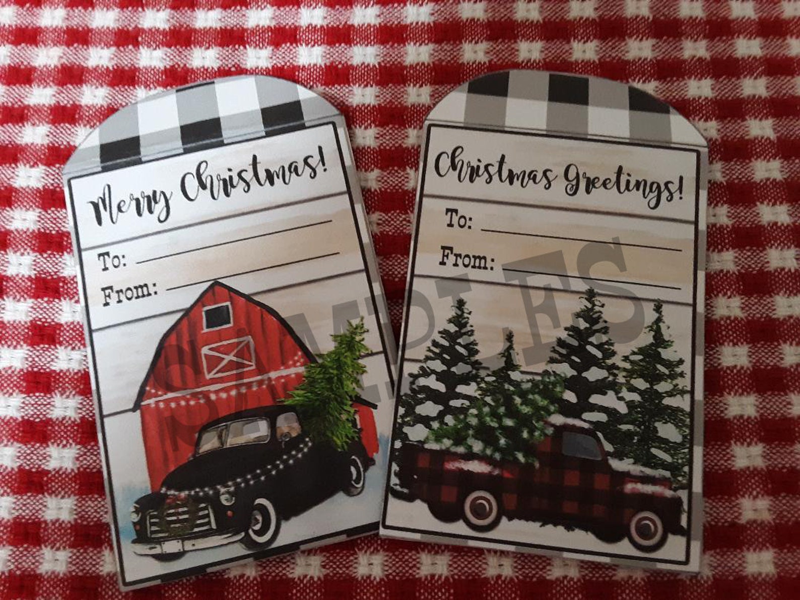 Christmas Gift Card Money Envelopes & Tags Printable JPEG - Etsy