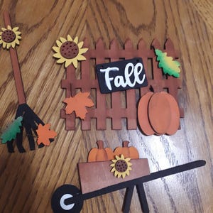 Laser Ready SVG Files, Sign Designs, Fall Tiered Tray Decorations for ...