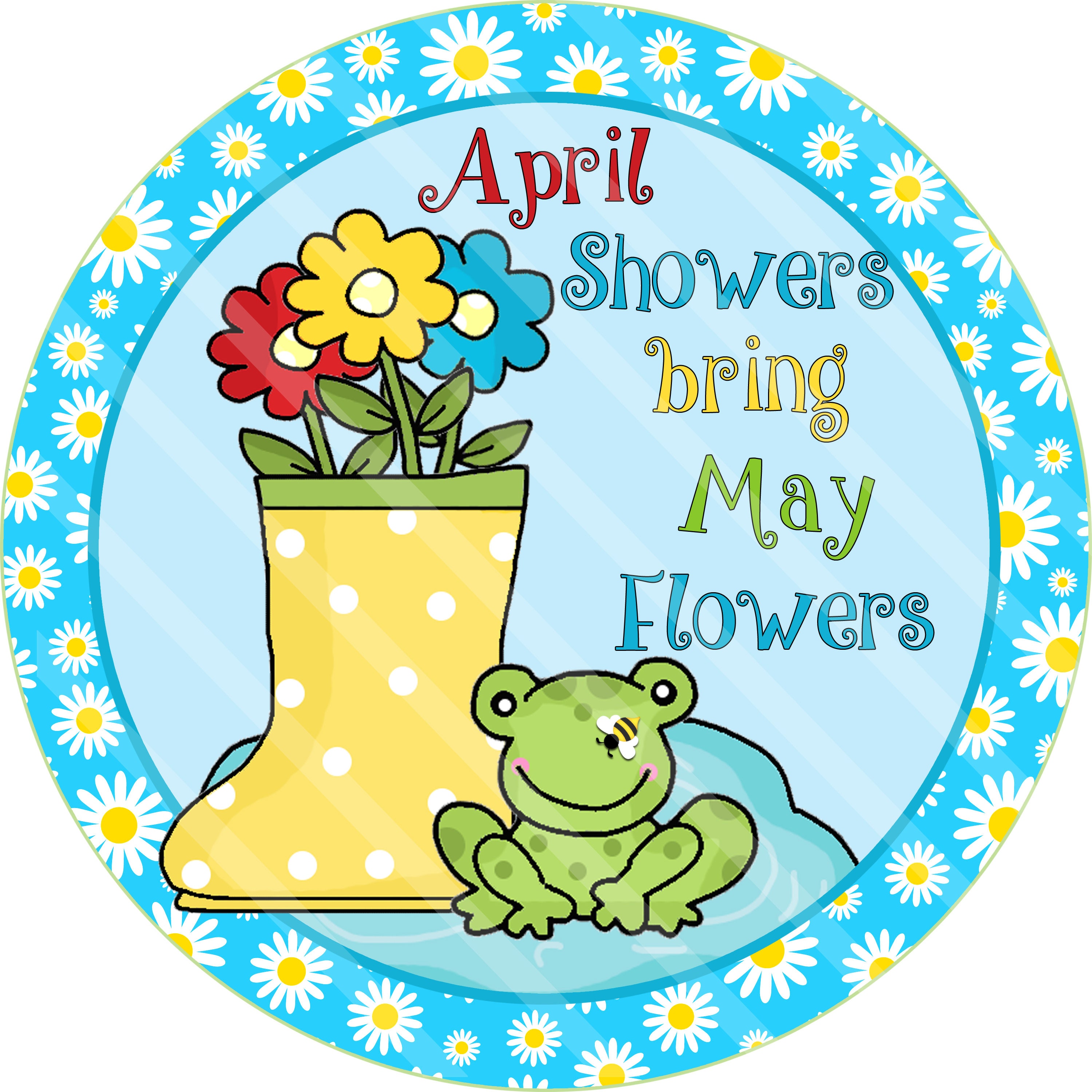 April Showers Bring May Flowers Clip Art