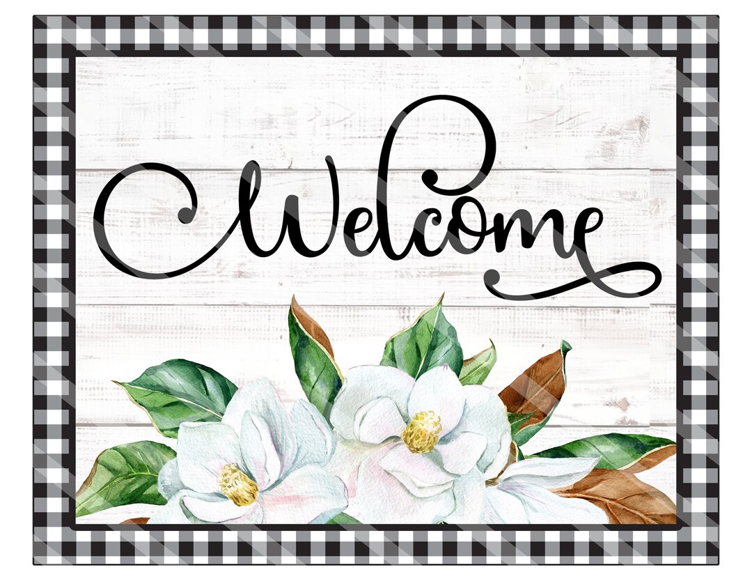 Southern Magnolia Printable, Sublimation Graphic, White Magnolias ...