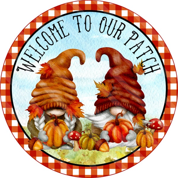 Fall Wreath Welcome to Our Patch - Etsy