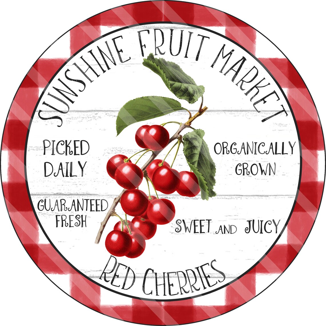Summer Printable Sublimation Graphic Sweet Red Cherries - Etsy