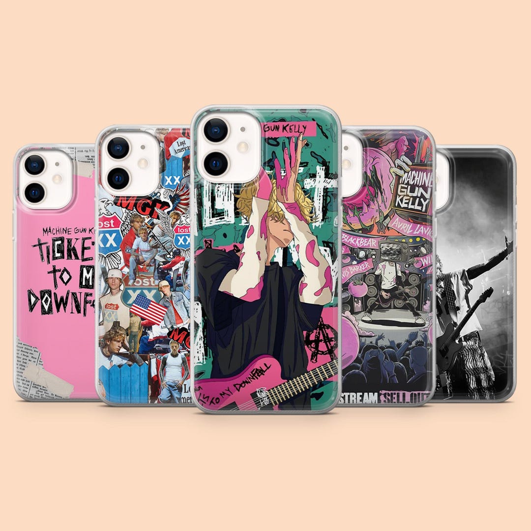 MGK Phone Case Machine Gun Kelly Cover for iPhone 17, 17e, 16, 15, 14 ...