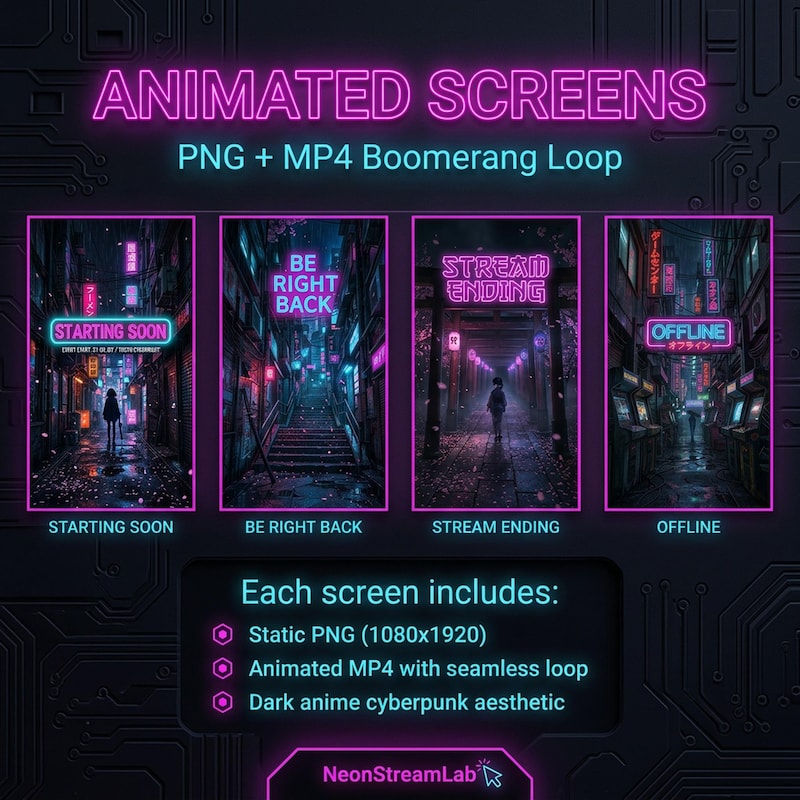 Tiktok Anime Overlays - Etsy UK
