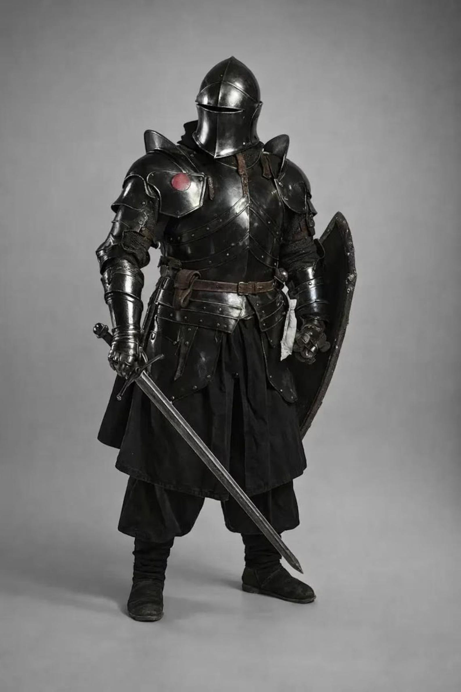 18-gauge Steel Full Body Barbuta Armor | Medieval Knight Cosplay LARP ...