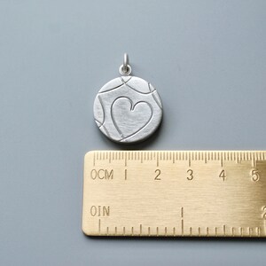 Modern Love Locket for One Picture in Sterling Silver - Etsy