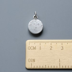 Small Locket With Starry Night Design in Sterling Silver - Etsy