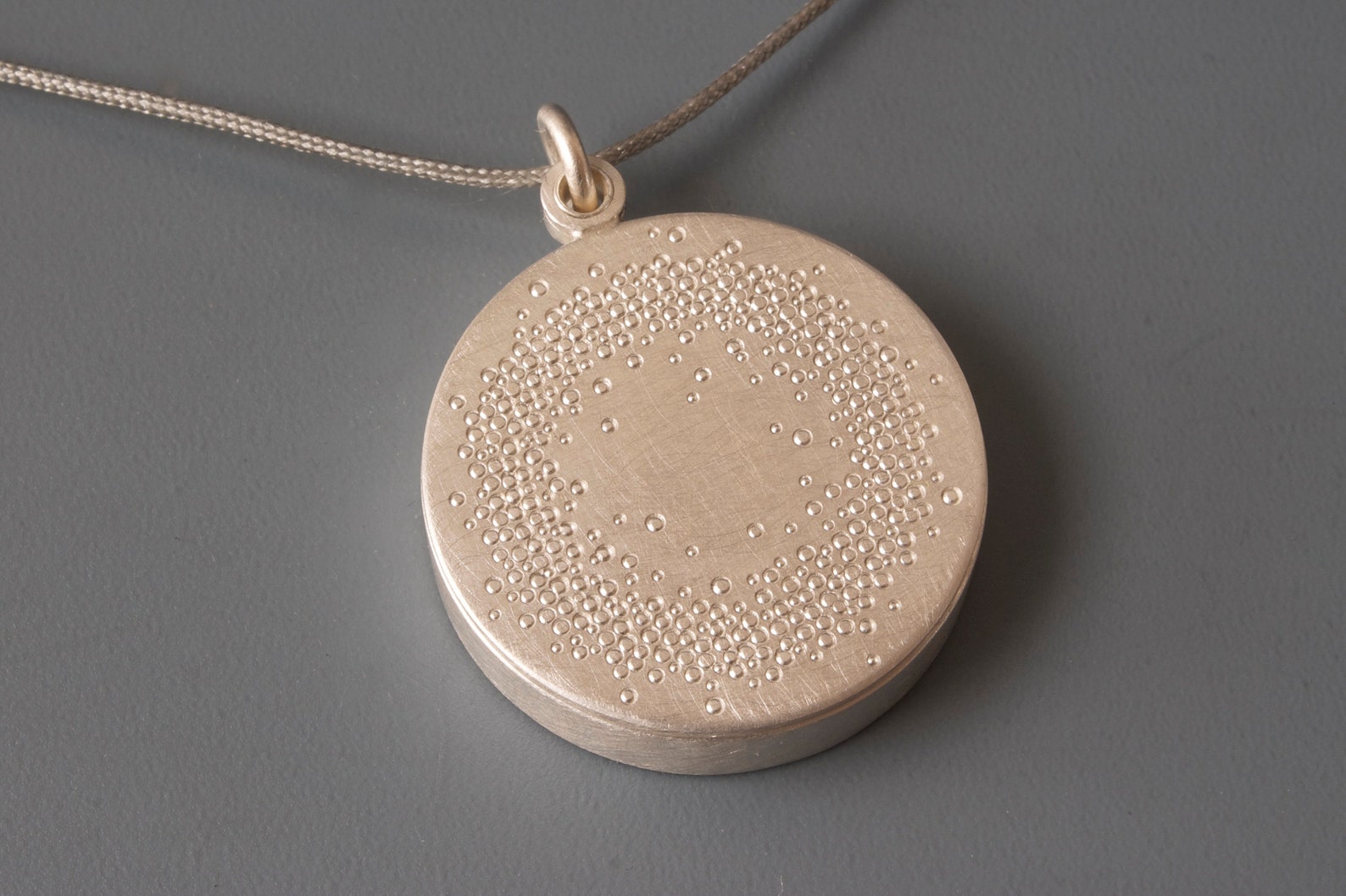 Large Personalized Glass Locket With 1000 Dots Design - Etsy UK