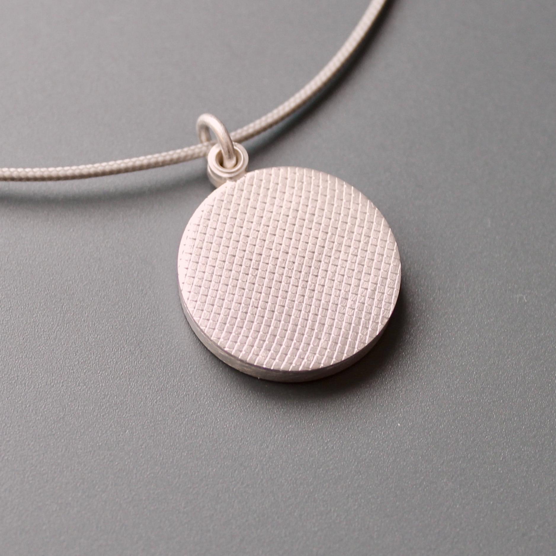 Sterling Silver Photo Locket With Check Pattern - Etsy