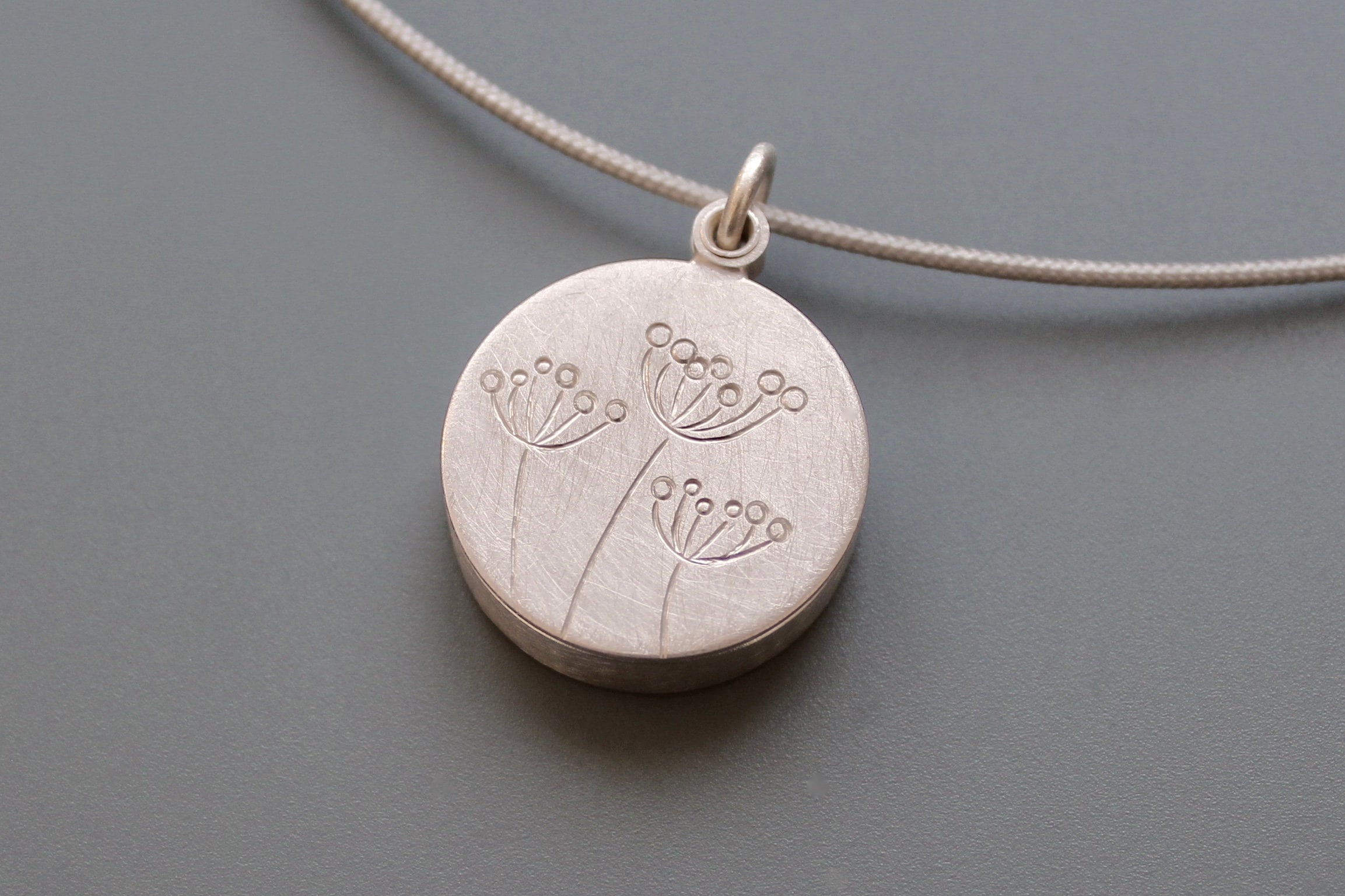 Secret message locket filled with silver letter plates and a | Etsy