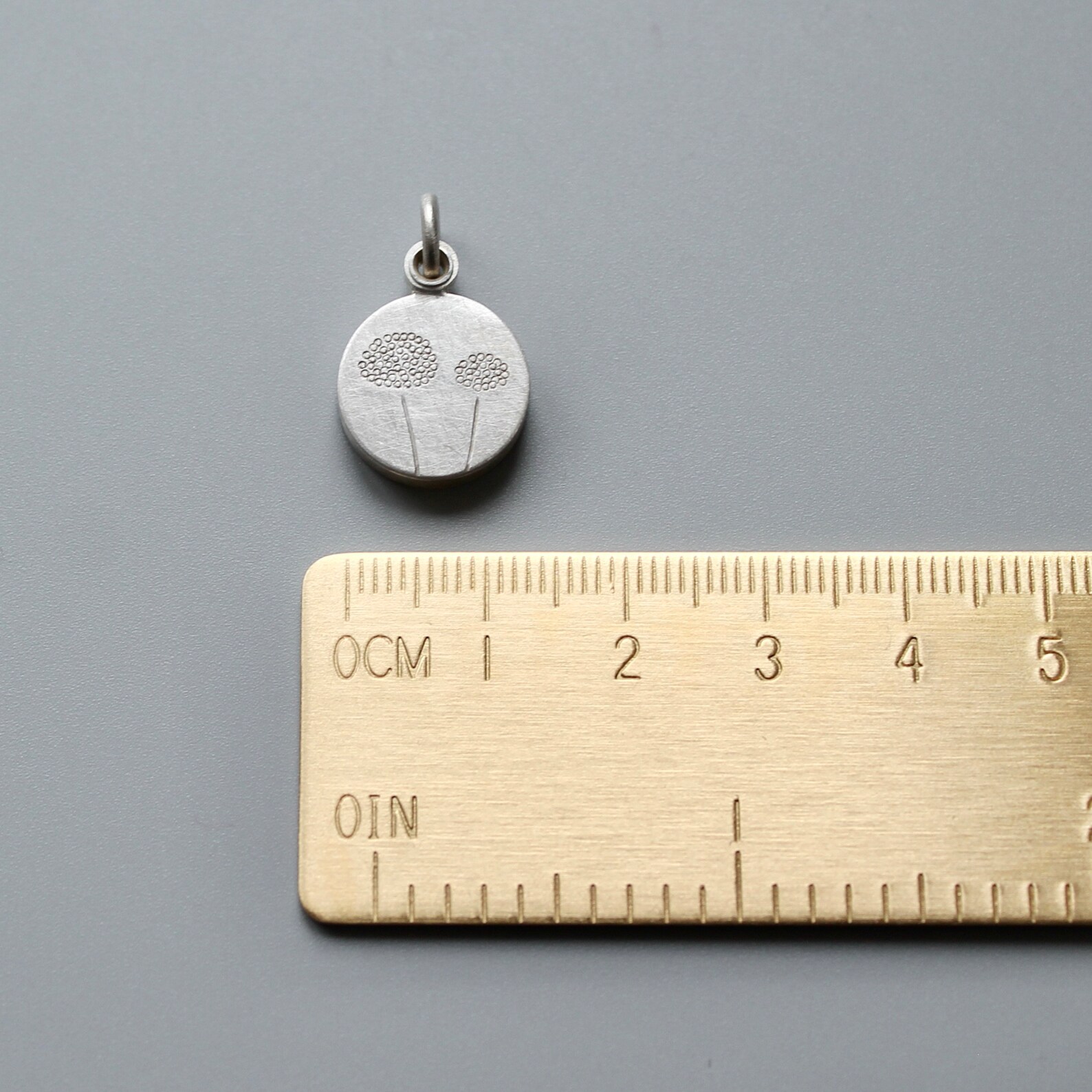 Handmade Round Photo Locket With Delicate Dandelions in Sterling Silver ...