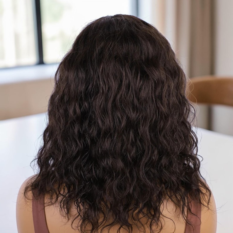Short Water Wave Wig | Natural Curly Texture, Lightweight, Multi ...