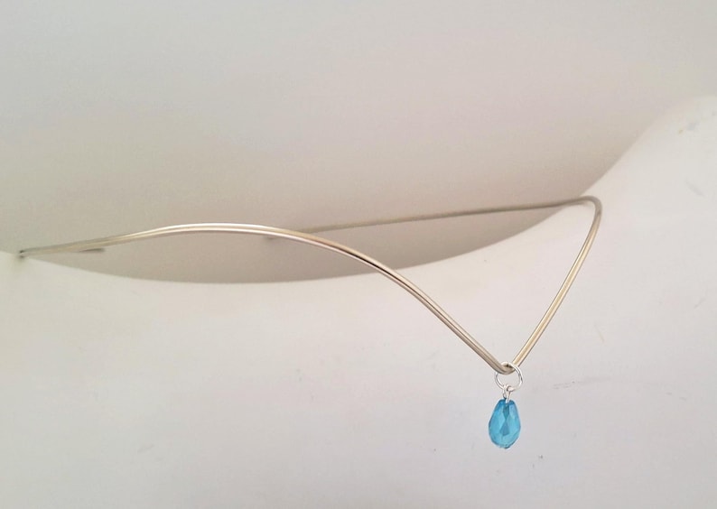 Elven Tiara Headpiece – Gold or Silver Crystal Drop Circlet - Etsy UK